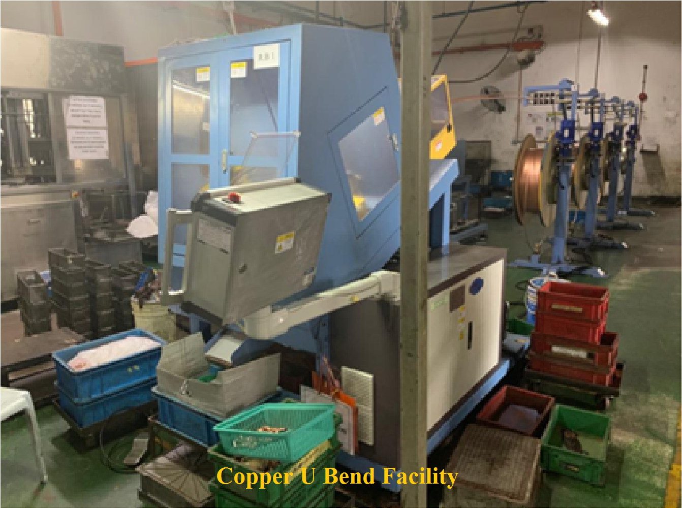 Copper U Bend Machine & Facility